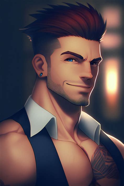Download Man Hunk Ai Generated Royalty Free Stock Illustration Image