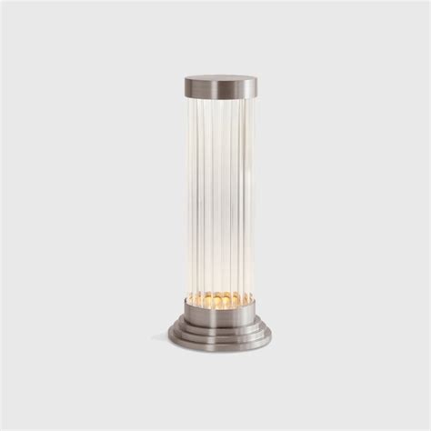 Reeded Glass Table Lamp Lighting Collective