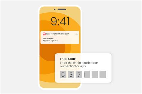 Premium Vector Flat Design Vector Image Of A Smartphone Displaying A 2factor Authenticator App
