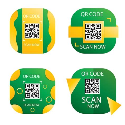 Premium Vector Qr Code Label Set Premium Vector Qr Code Label Set