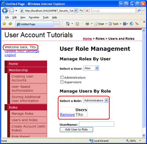 Role Based Authorization C Microsoft Learn