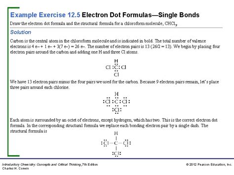 Example Exercise 12 5 Electron Dot Formulassingle Bonds