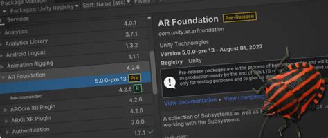 pre releases in unity 2022 1 21f1 nicht sichtbar gamedev profi