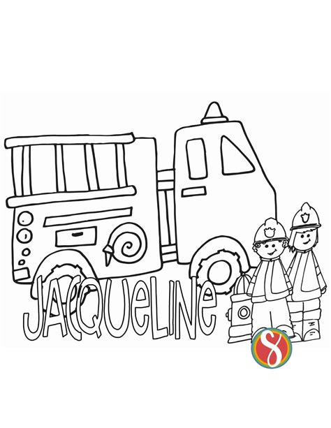 Free Jacqueline Name Coloring Page — Stevie Doodles