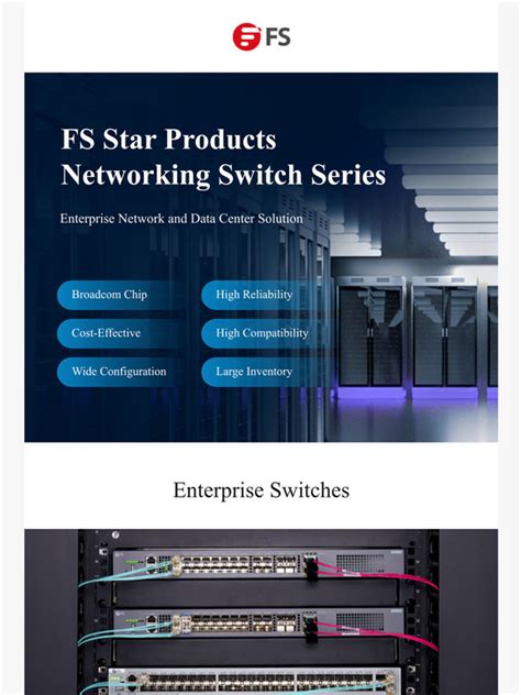FS FS Star Products Networking Switch Series Milled