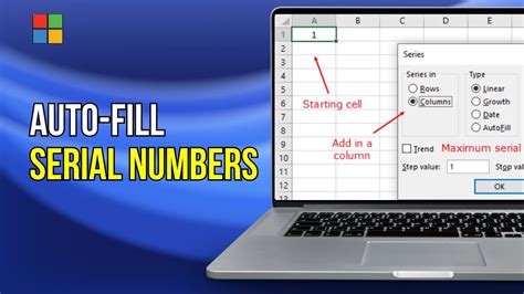Auto Fill Serial Numbers In Excel Quickly Microsoft Excel YouTube
