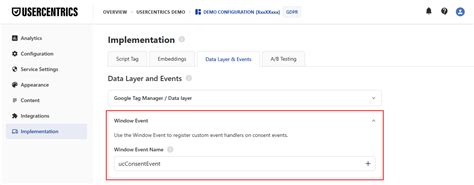 Conditionally Loading An Iframe Using An Event Listener Usercentrics Support En
