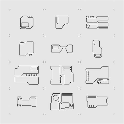 3 Líneas Geométricas Vector Premium