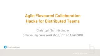 Agile Flavoured Collaboration Hacks For Distributed Teams PPT