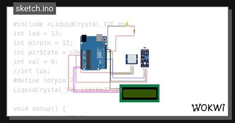Sensor Cahaya Hana OV Wokwi ESP32 STM32 Arduino Simulator
