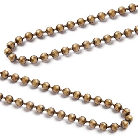 Antique Brass Chain Roll For Window Blinds Tulip Blinds