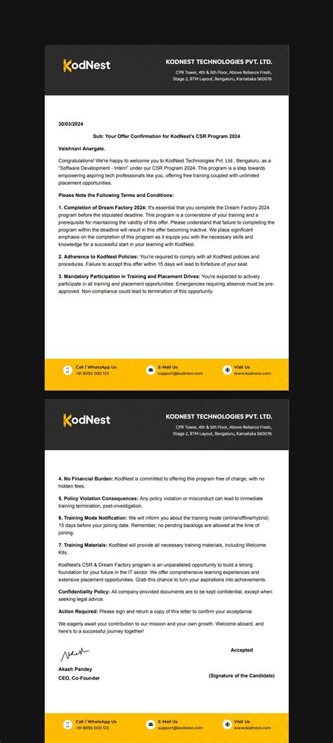 vaishnavi a on linkedin internship kodnestacademy computerscience careergrowth grateful…