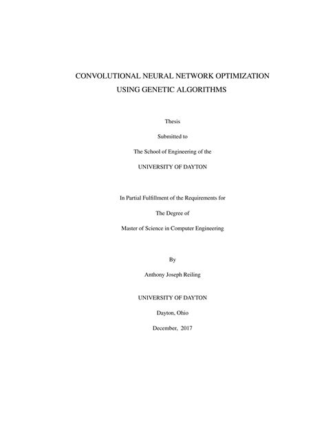 solution convolutional neural network optimization using genetic