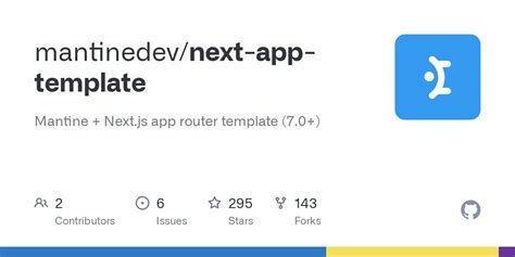 Github Mantinedev Next App Template Mantine Next Js App Router