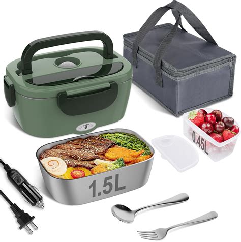 Electric Lunch Box For Adults 80w Heated Lunch Box Portable Food