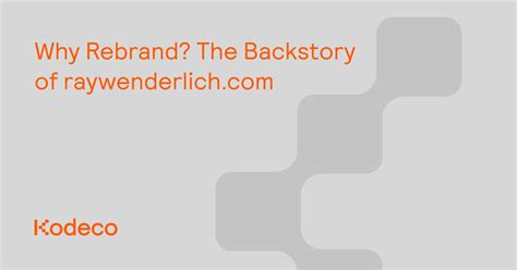 why rebrand the backstory of kodeco