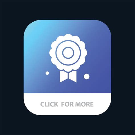 Certificate Medal Quality Mobile App Button Android And Ios Glyph