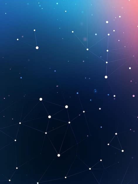 Premium Photo Geometric Connected Line And Dots Simple Technology Graphic Background