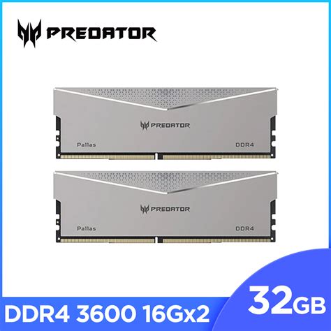 Acer Predator Pallas Ddr4 3600 32g16g2cl18 記憶體 蝦皮購物 Acer Predator Pallas Ddr4 3600 32g16g2cl18 記憶體 蝦皮購物