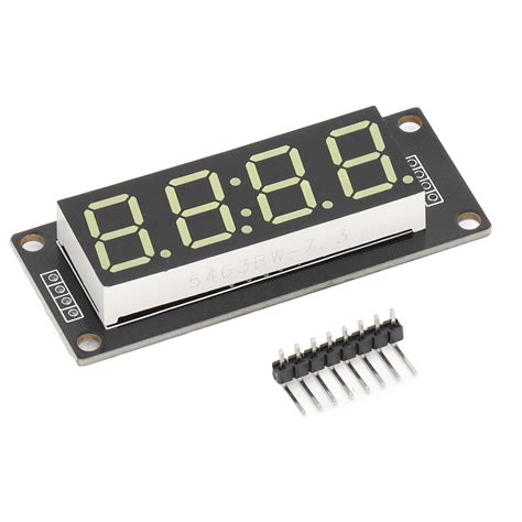 Uadme Módulo De Pantalla Digital Led Pantalla De 056 Pulgadas Placa Pcb De 4 Dígitos Y 7