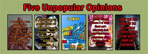 Five Unpopular Opinions Read Desc By The Aspiring Creator On Deviantart