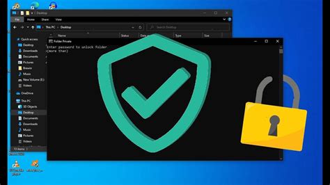 How To Lock A Folder Using Notepad Youtube