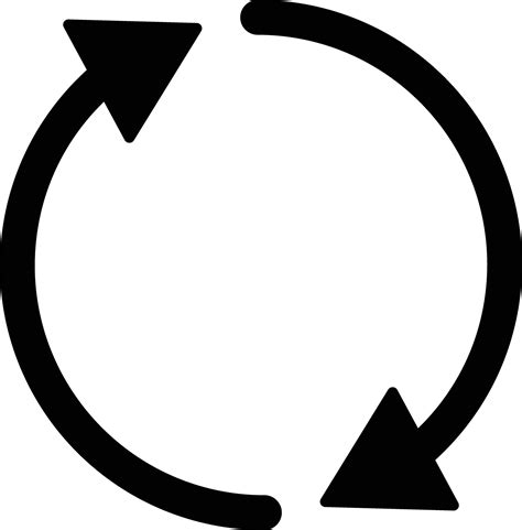 Refresh Icon Vector Isolated On White Background Reload Icon Update