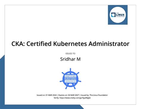 Sridhar Muruganandham On Linkedin Cka