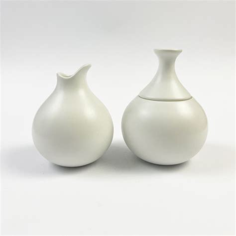 Eva Zeisel Design Within Reach Dwr Granit Collection Teapot Creamer