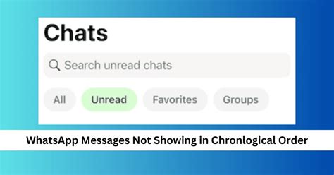 Whatsapp Messages Not Sorting Chronologically After Deleting The Mac