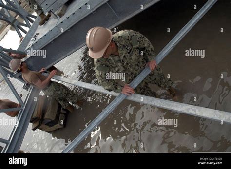 Us Navy Builder 2nd Class Left And Builder 1st Class Both With Naval