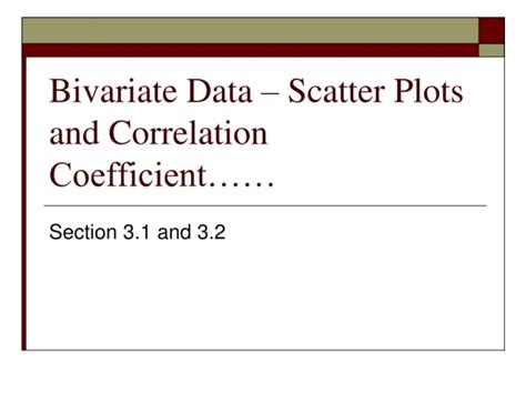 Ppt Bivariate Correlation Powerpoint Presentation Free Download Id