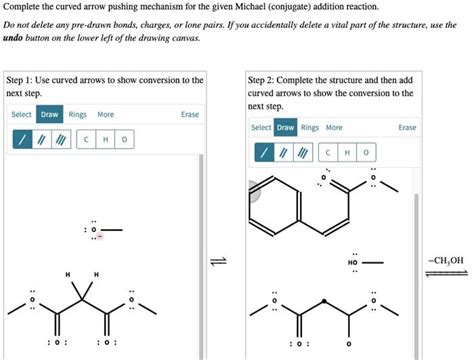 Solved Complete the curved arrow pushing mechanism for the | Chegg.com