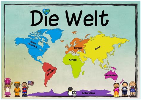 Ideenreise: Themenplakat "Kontinente/Die Welt" | Kontinente, Ideenreise ...