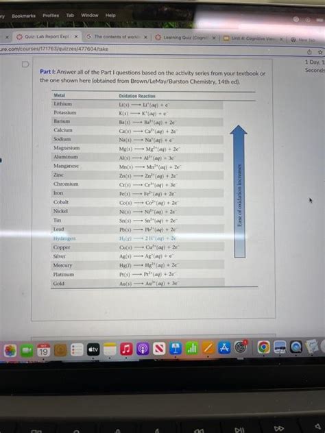 solved part l answer all of the part i questions based on