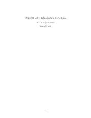 Lab Introduction To Arduino Pdf ECE Lab Introduction To Arduino Dr Christopher Peters