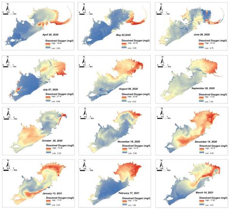 Obtained Maps Of Dissolved Oxygen Using Best Model Generally The