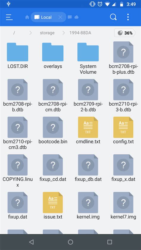 Trying To Add Roms To Retropie Micro Sd Card With Android Phone But The Directory Doesnt Look
