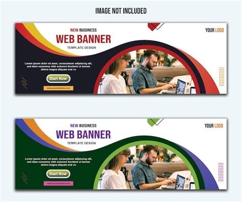 Premium Vector Advertising Web Banner Template Design