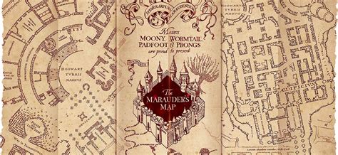 Карта мародеров гарри поттер шаблон