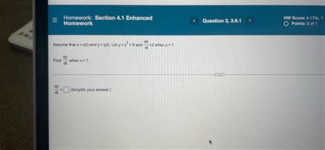 Solved Iii Homework Section 4 1 Enhanced Homework Question