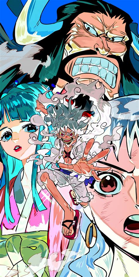 Monkey D Luffy Yamato Kaidou And Kouzuki Hiyori One Piece Drawn By Xi Luo An Ya Danbooru