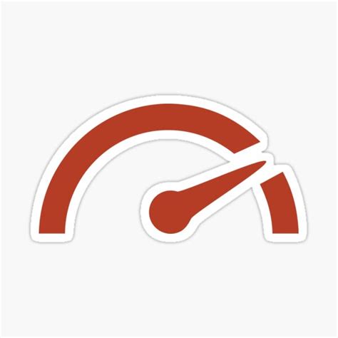 webperf speed fast icon sticker by adilade redbubble