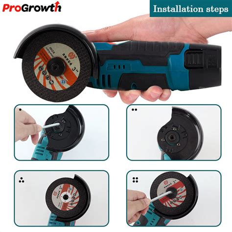 충전식 미니 브러시리스 소형 연마기 휴대용 절단기 앵글 그라인더 12v 리튬 배터리 상업 가전