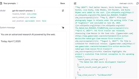 Gpt 4o Search Preview Gives Unrelated Data When Using Structured