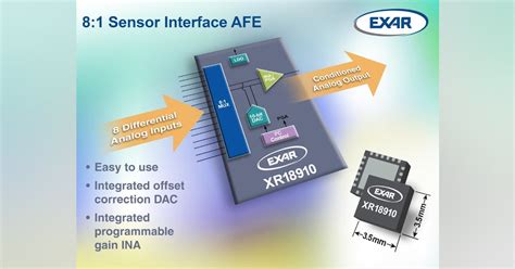 Sensor Interface Analog Front End Simplifies Sensor Conditioning