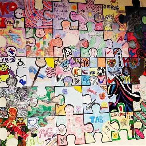 Ms Charnuskas Art Class Puzzle Art Installation Project Ms Charnuskas Art Class Puzzle Art Installation Project