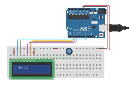 Circuit Design Lcd Functions Tinkercad