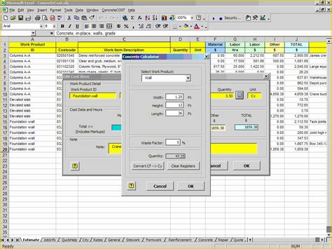 Free Construction Estimate Template Excel Of Free Construction Estimating Excel Spreadsheet