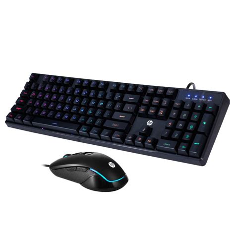 Combo Teclado Y Mouse Hp Multimedia Membrana Km Progaming